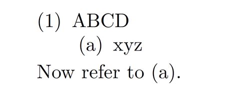 Cross Referencing Customize Reference Style For Enumeration Items