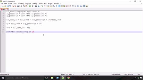 Learn To Code With Python Building A Tip Calculator
