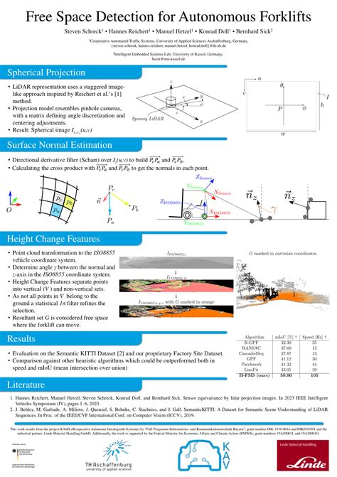 PDF Free Space Detection For Autonomous Forklifts
