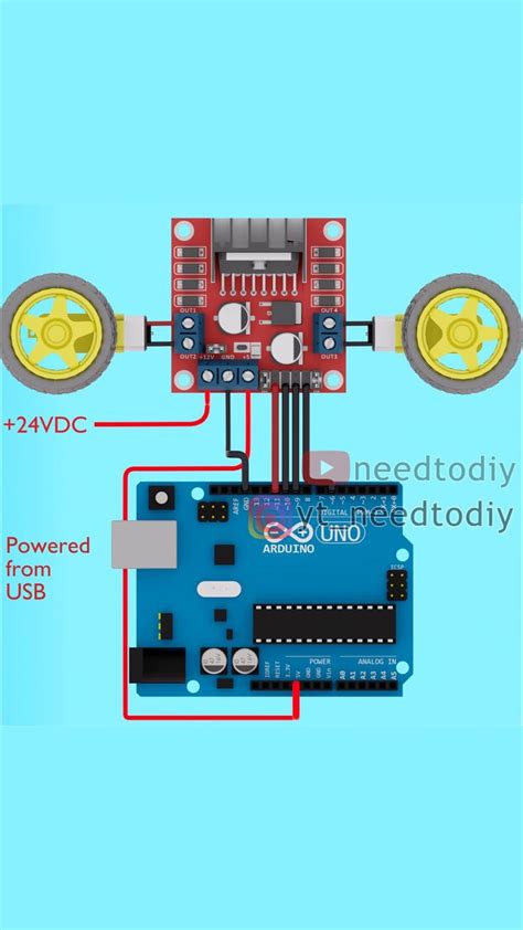 L N Arduino Wiring Diagram