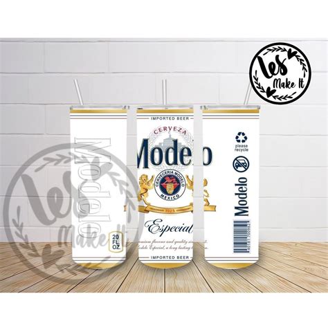 Modelo Tumbler With Chamoy Drip Beer Tumbler Modelo Tumbler Beer