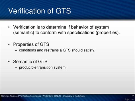 Ppt Verification Of Graph Transformation Systems Powerpoint Presentation Id 2052349