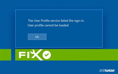 The User Profile Service Failed The Sign In” Error Windows 10