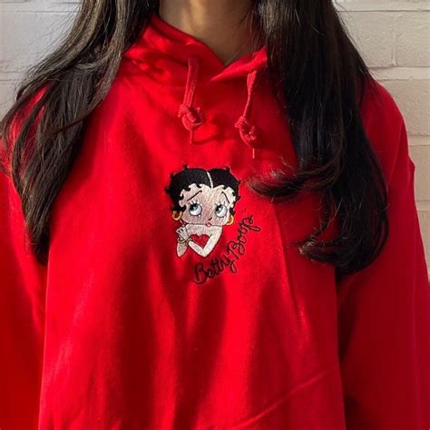 Betty Boop Hoodie — Sl Embroidery Studio