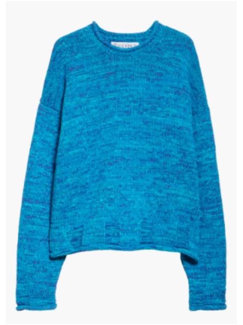 The Today Show Matteo Lane Blue Space Dye Sweater
