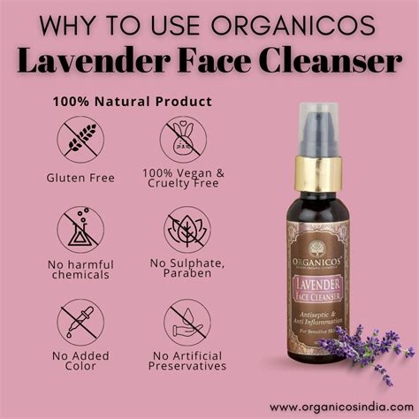 Lavender Face Cleanser Organicos India Store