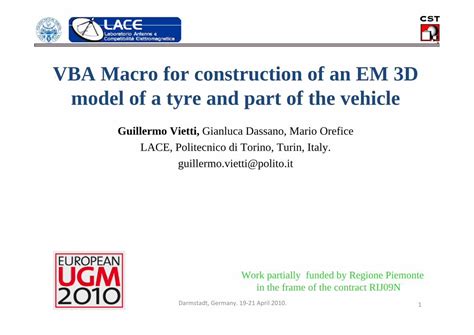 Pdf Vba Macro For Construction Of An Em 3d Dokumentips