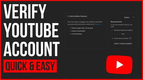 How To Verify Your Youtube Account Youtube