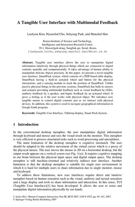 pdf a tangible user interface with multimodal feedback
