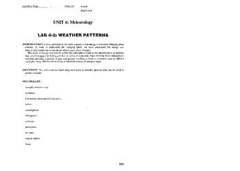 Weather Patterns Lab By Scott Baitz TPT