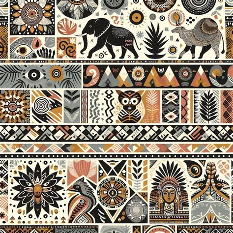 Premium Photo African Pattern