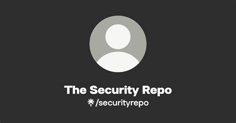 The Security Repo Listen On Youtube Spotify Linktree