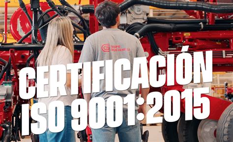 Certificación Iso 90012015 Crucianelli