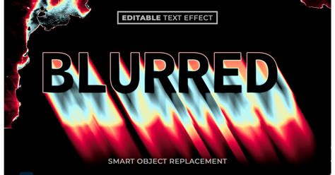 Blurred Text Effect Scene Generators Ft Blurred And Effect Envato