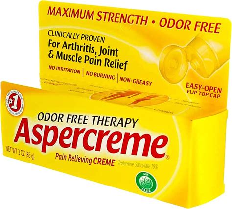 Aspercreme Maximum Strength Pain Relieving Creme 3 Ounce 88ml