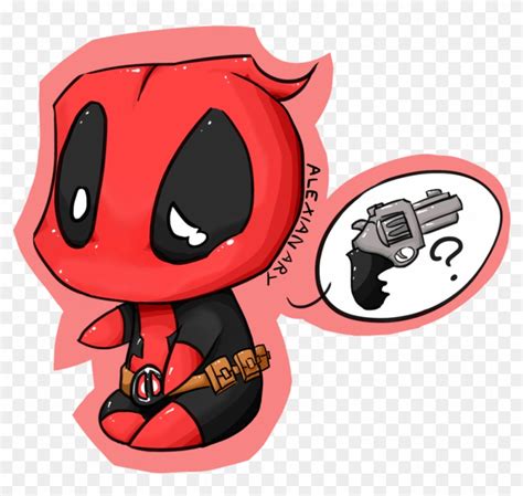 Chibi Deadpool Drawing