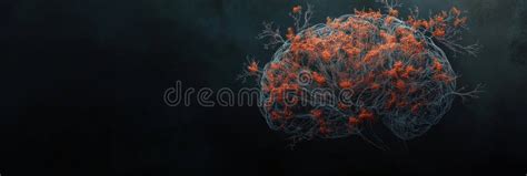 An Abstract Illustration Showcases A Human Brain Constructed From