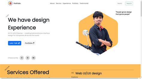 Github Somdev Hubportfolio Landing Page Portfolio Landing Page