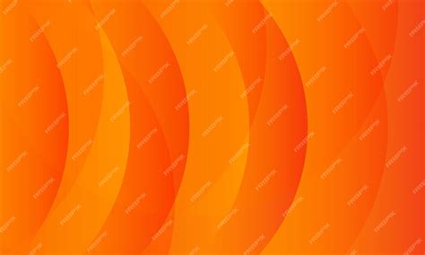 Premium Vector Abstract Orange Gradient Curved Background