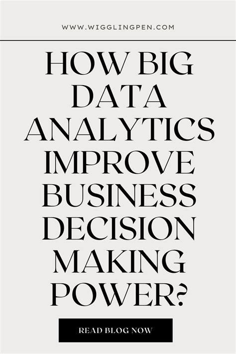 How Big Data Analytics Improve Business Decision Making Power