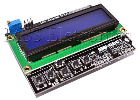 Arduino Lcd Keypad Shield Lcd 16x2 Com Teclado E Código Exemplo Para