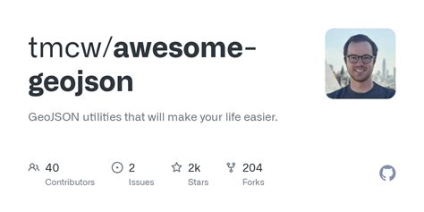 GitHub Tmcw Awesome Geojson GeoJSON Utilities That Will Make Your Life Easier