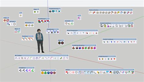 支持sketchup2025 Sketchup模型自动生成平立面cadup V2 0工具 Sketchup插件大师