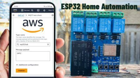 Home Automation Using Amazon AWS IoT Core ESP