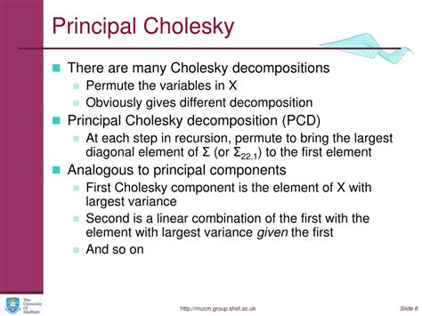 Ppt Cholesky Decomposition A Tool With Many Uses Powerpoint