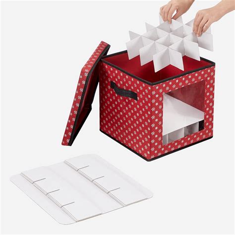 Songmics Christmas Ornament Storage Boxes Urfb029r01 Instruction Manual