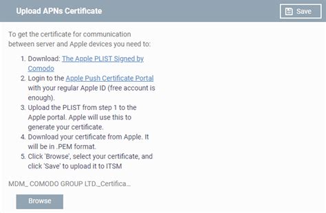 How To Add Apple Push Notification APN Certificate To Endpoint Manager