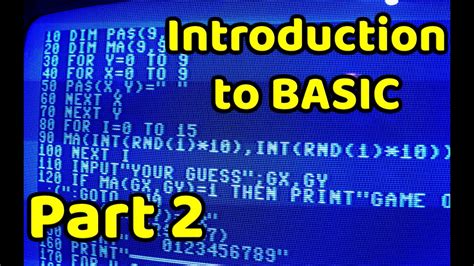 Learning To Code Like Its 1982 Part 2 Arrays And Strings Youtube