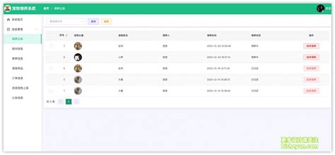 Java毕业设计源码下载基于javaspringboot宠物领养管理系统 毕设网 计算机毕业设计源码毕业设计成品论文下载网