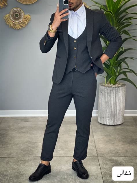 ست کت و شلوار اطلسی کد 1020 بوتیک امیرتندیس