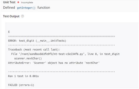 Solved Complete The Class Located In Scanner Py Needed To Chegg