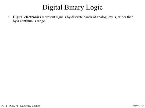 Solution Digital Circuits Intro To Digital Electronics Electronic