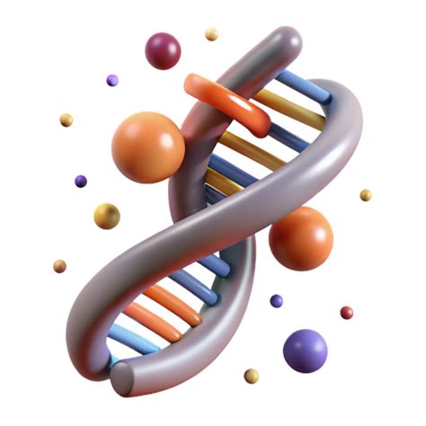 Beautiful Contemporary Dna Model Side View Isolated Premium 60677763 Png