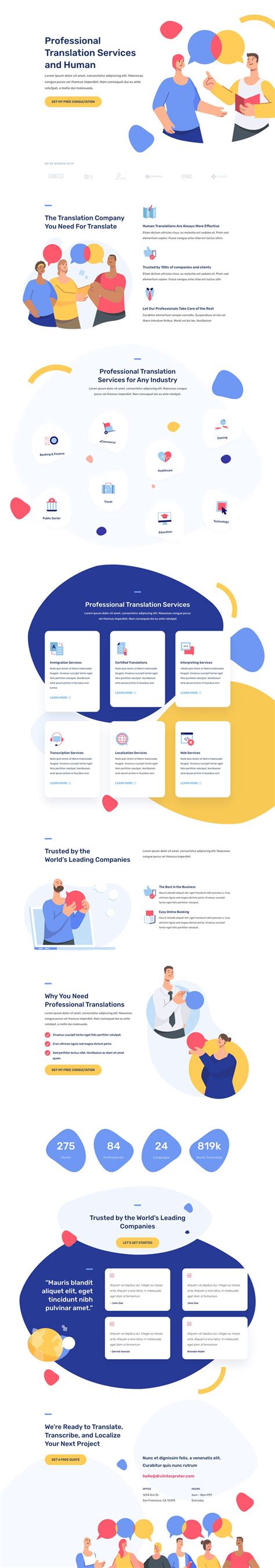 Get A Free Interpreter Layout Pack For Divi