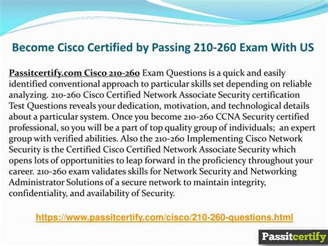 PPT 210 260 Cisco CCNA Security Practice Test PowerPoint Presentation ID 7832794
