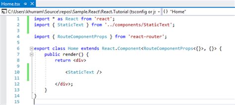 React In ASP NET Core By Using Visual Studio Template