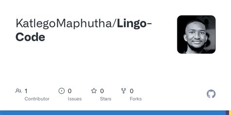 github katlegomaphutha lingo code