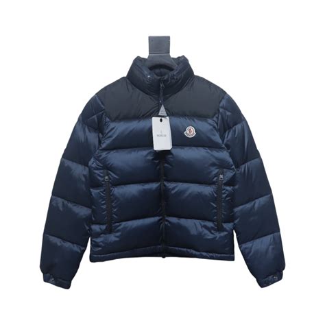 Moncler Label Patchwork Color Stand Collar Down Jacket New National Standard 80 Down