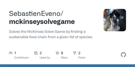 Github Sebastienevenomckinseysolvegame Solves The Mckinsey Solve