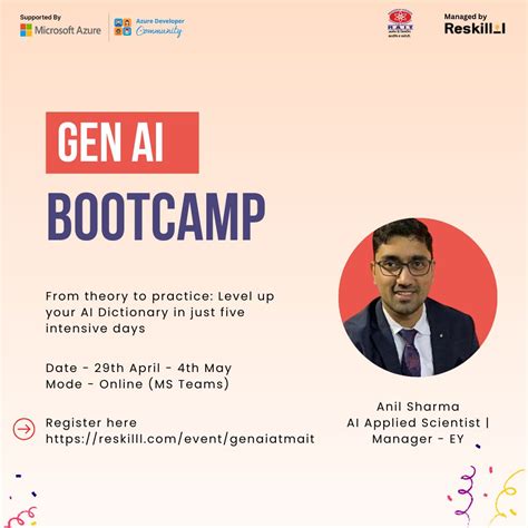 generativeai aibootcamp artificialintelligence machinelearning