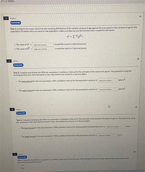 solved assignment 2 sampling distributions estimation for