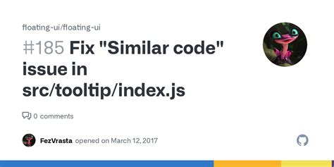Fix Similar Code Issue In Srctooltipindexjs · Issue 185