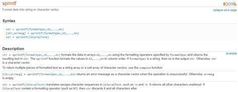 Sprintf函数sprintf函数学习 Matlab Csdn博客