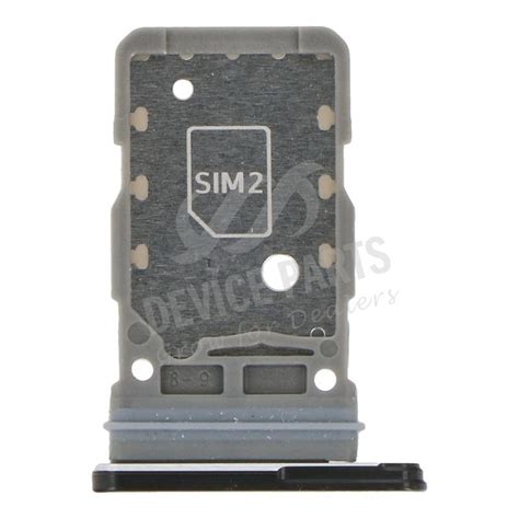 SIM Card Tray For Samsung Galaxy S21 5G Dual Card Version Black Ori