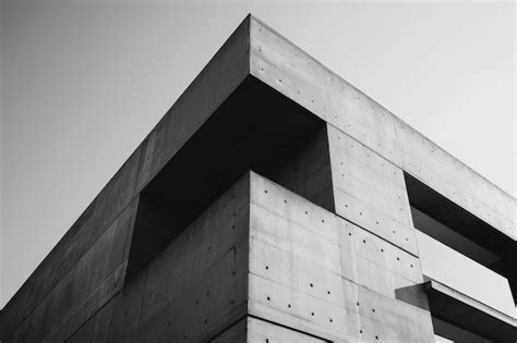 Premium Photo Minimalistic Architecture Concrete Building Background