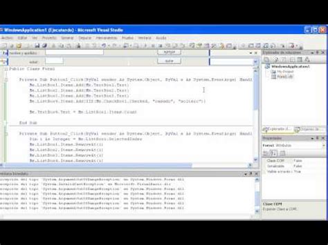 Visual Studio TUTORIAL Listbox YouTube